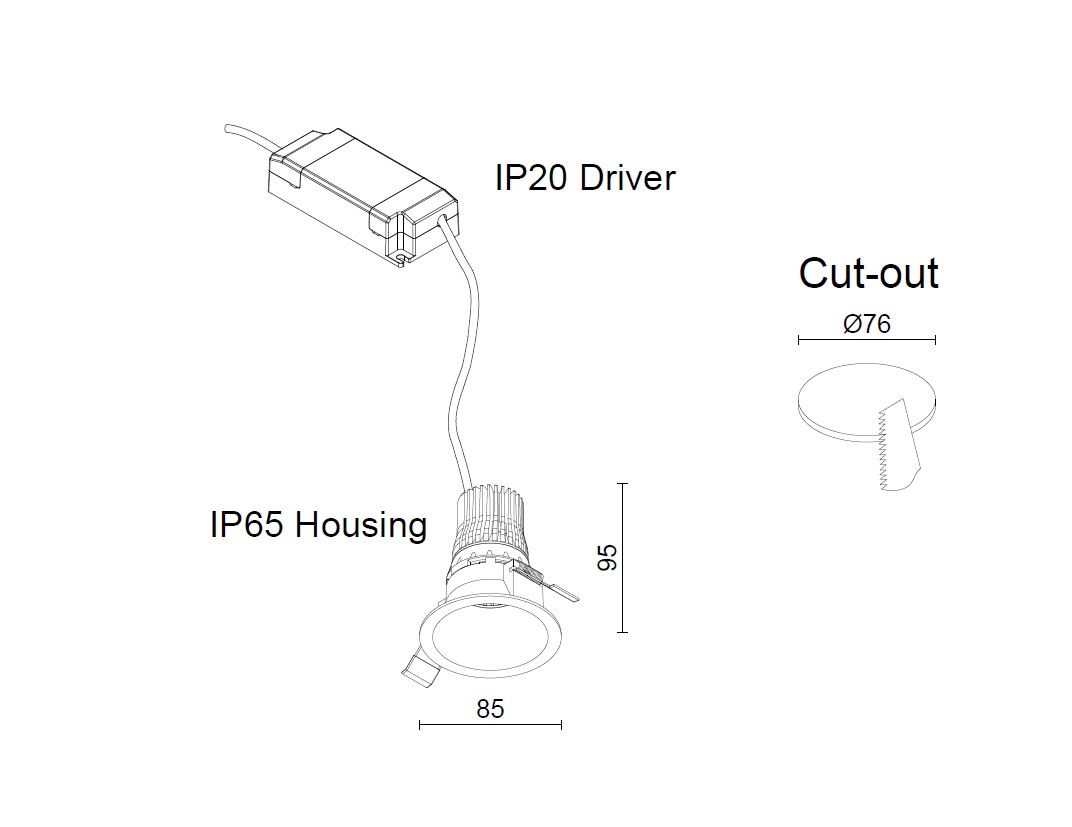 ORI Y MINI IP65/20 | EAE Lighting