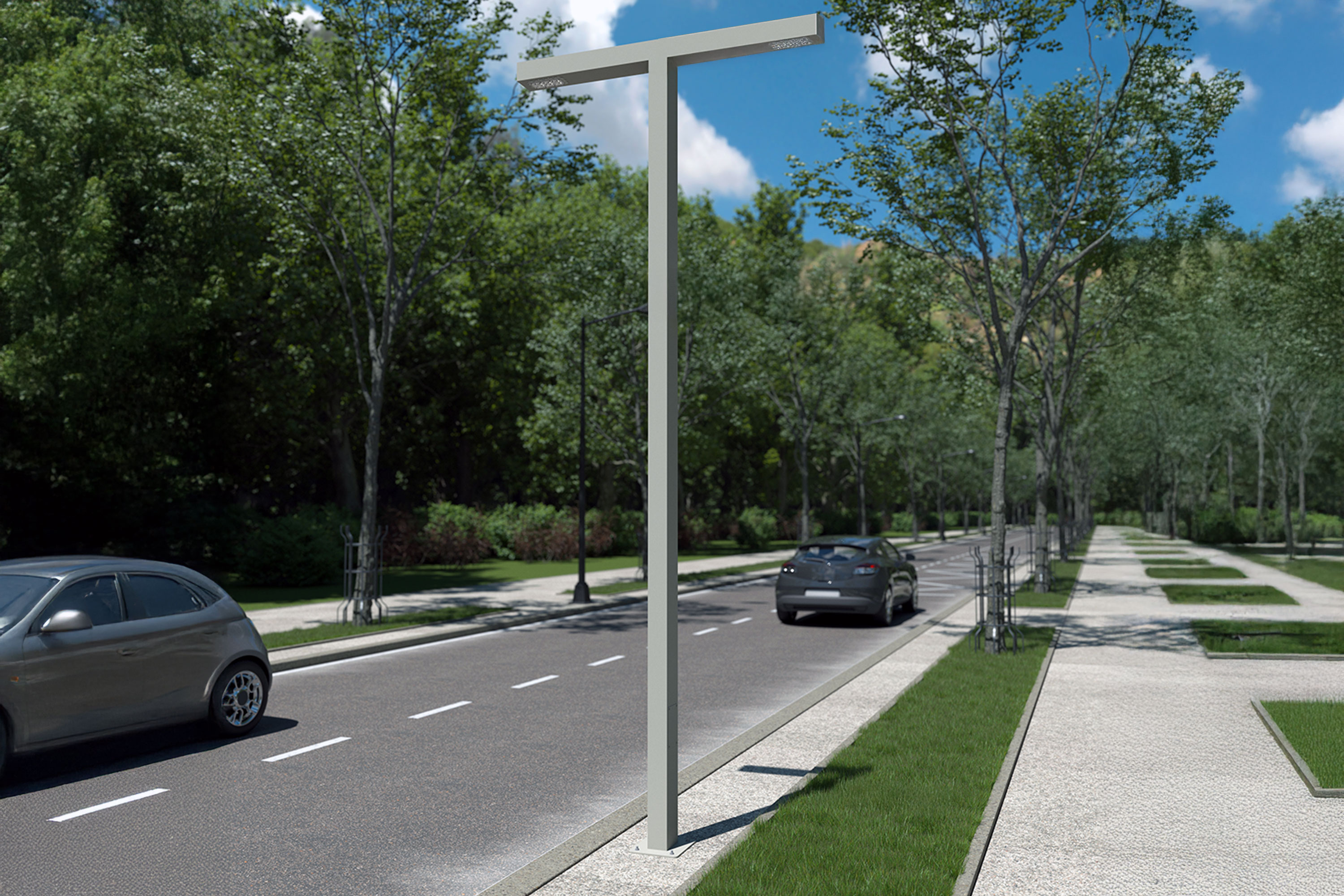 CITY T POLE | EAE Lighting